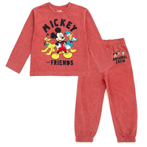 Disney Mickey Mouse Donald Duck Pluto T Shirt And Jogger And Pants