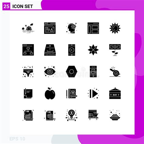 25 Universal Solid Glyphs Set For Web And Mobile Applications Left Communication Website
