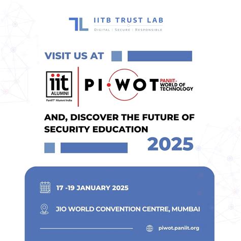 Iitbtrustlab Pulse Piwot2025 Cybersecurityeducation Techforgood Csr Iitb Trust Lab