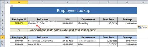 Excel Vlookup Formula Examples Including How To Create Dynamic Vlookup Formulas Launch Excel