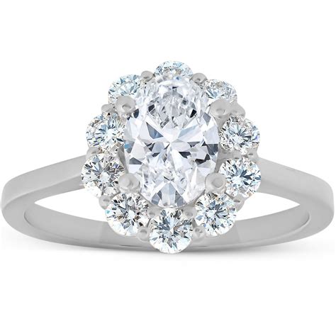 Bow Jewelry 16 Ct Round Cut Moissanite Ring Moissanite Solitaire
