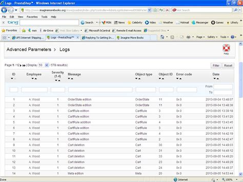 [solved] getting informative log errors after everything ecommerce x
