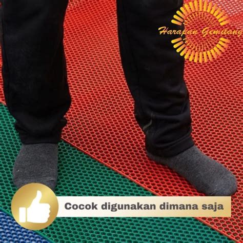 Jual Keset Karpet Karet Pvc Anti Slip Kamar Mandi Wudhu Hexagon X Shopee Indonesia