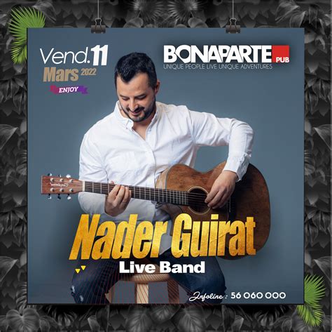 Ce Soir 💯🔥 Nader Guirat On Stage Bonaparte Sousse Facebook