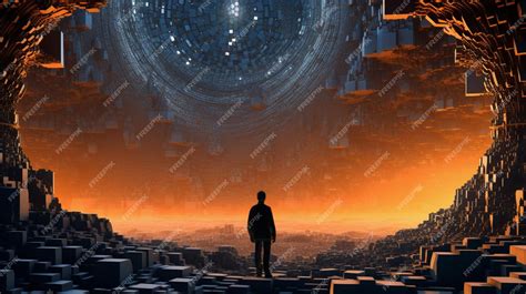 Premium Ai Image Algorithmic Cellular Automata Colorful Stephen Wolfram Illustration Picture