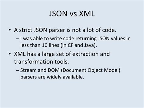Ppt Json Vs Xml Powerpoint Presentation Free Download Id3580471
