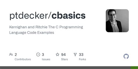 Github Ptdeckercbasics Kernighan And Ritchie The C Programming