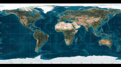 Low Earth Orbit Leo Metric To Determine The Ground Track Of A