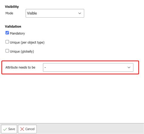 Attribute Validation And Mandatory Fields Knowledge Base