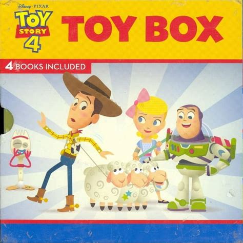 Toy Story 4 Toy Box 4 Book Box Set