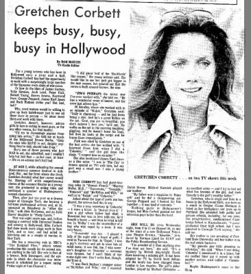 Gretchen Corbett Gunsmoke
