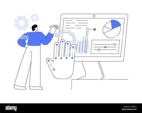 Gesture Recognition Abstract Concept Vector Illustration Stock Vector