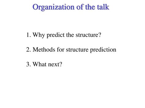 Ppt Predicting Protein Structure And Beyond … Powerpoint Presentation Id 223888