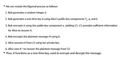 Other Public Key Cryptosystems Module 2 Notespptpptx