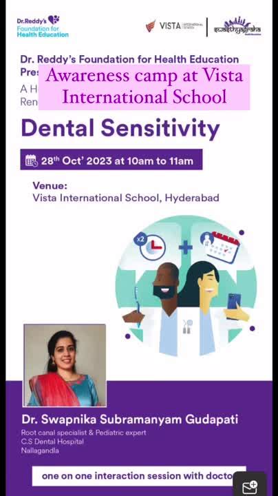 Dr Swapnika Gudapati On Linkedin Awareness Program At Vista