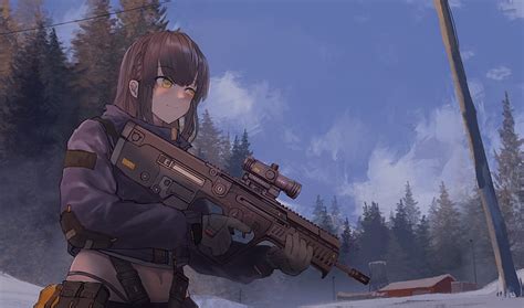 Gun Girl Wallpaper Anime Hd Wallpaper Gun Girls With Guns Anime