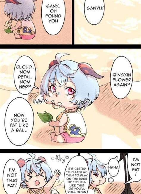 Credits Yuushibadesu Aether X Ganyu Travelers Pov Ganyu Accompanies You In One Of Your