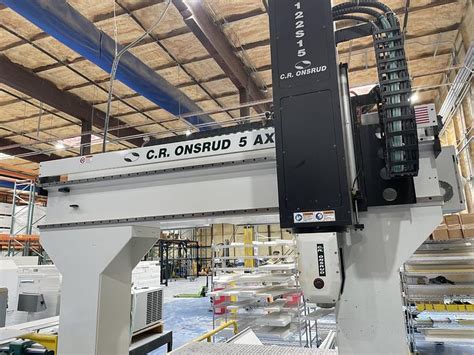 Used 2017 C R ONSRUD F122S15 5 AXIS CNC ROUTER WITH 5 X 10 MOVING TABLE For Sale At