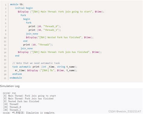 Systemverilog笔记——threadssystemverilog 线程 Csdn博客