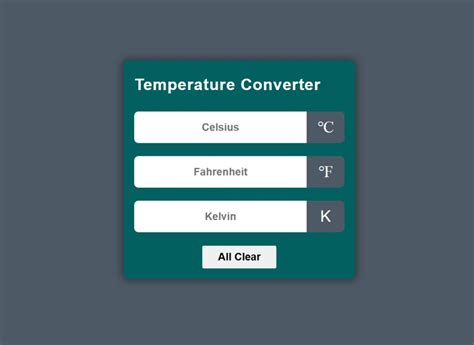 Infoaidtech Internship Techinternship Temperatureconverter Infoaidtech Muhammad Zain Aslam