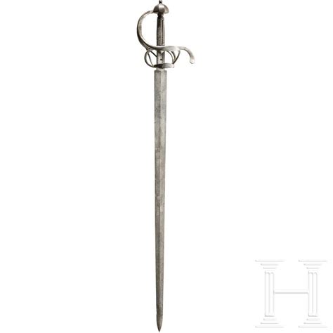 At Auction A Heavy Saxon Military Rapier Circa 1600