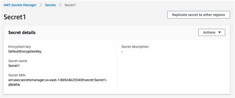 Aws Secrets Manager Secrets Replication Disaster Recovery On Aws