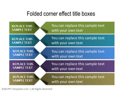 PowerPoint Text With Titles Diagrams
