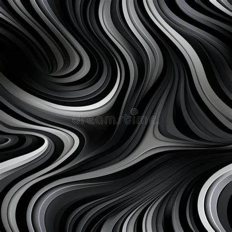 Abstract Black And White Waves Background For Design Projects Modern And Elegant Graphic With