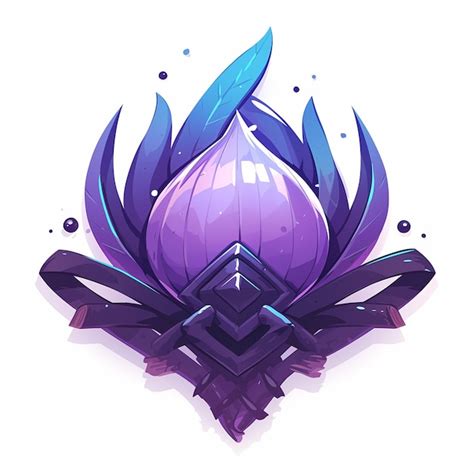 Premium Vector Plump Shallots With Purple Tinged Skin