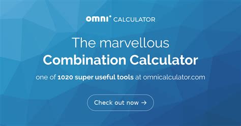 Combination Calculator Ncr Combinations Generator Omni