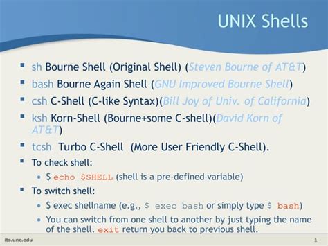 Introduction To Shell Scripting Ppt