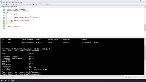 Powershell 5 Debugging Youtube