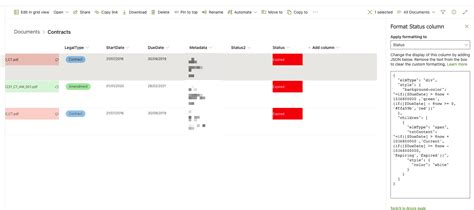 sharepoint online conditional formatting based on number of days to