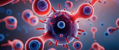 Microscopic View Of A Cell Undergoing Division Showcasing Intricate Structures Premium Ai