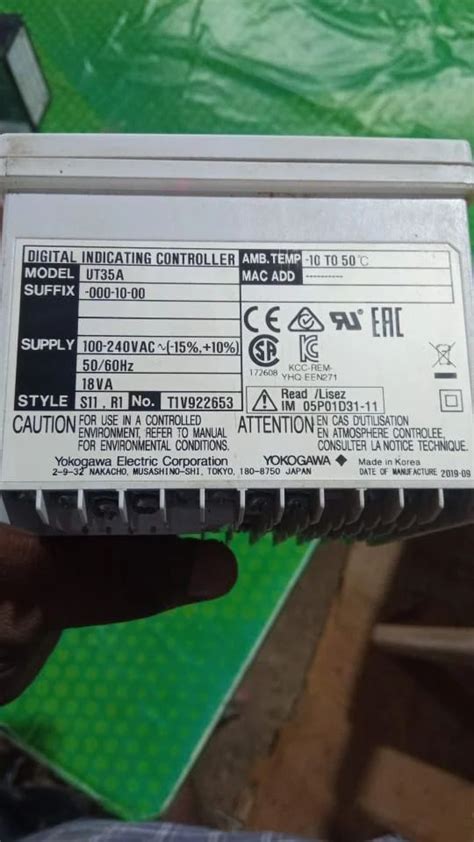 Yokogawa Pid Controller Ut35 Analog At ₹ 30000 In Coimbatore Id