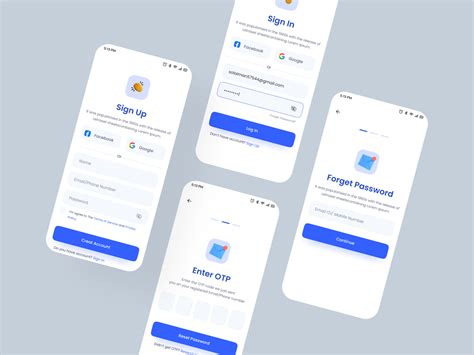 Eonify Mobile App Authentication Page 📱📱 By Echotemplate On Dribbble