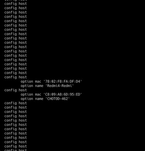 Delete Static Dhcp Client Information Installing And Using Openwrt Openwrt Forum