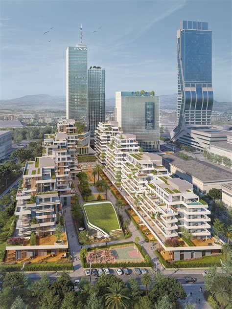 Ziraat Mixed Use Complex Residential Building Design Urban Landscape
