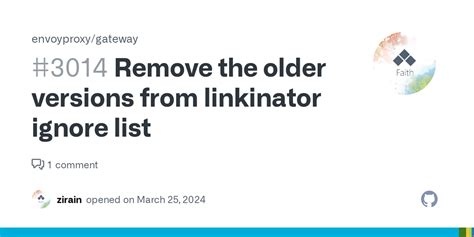 Remove The Older Versions From Linkinator Ignore List · Issue 3014