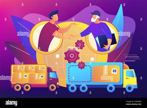 Collaborative Logistics Concept Vector Illustration Stock Vector Image