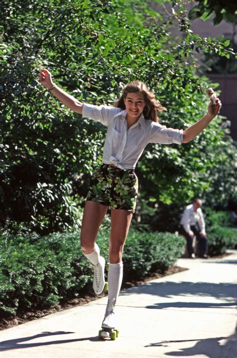 Brooke Shields Modeling Telegraph