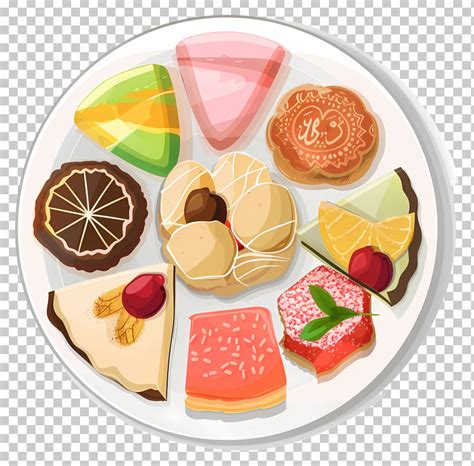 Indian Sweets Plate Of Assorted Sweets Png Clipart Assorted Sweets
