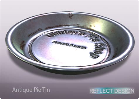 Second Life Marketplace Rd Antique Pie Tin