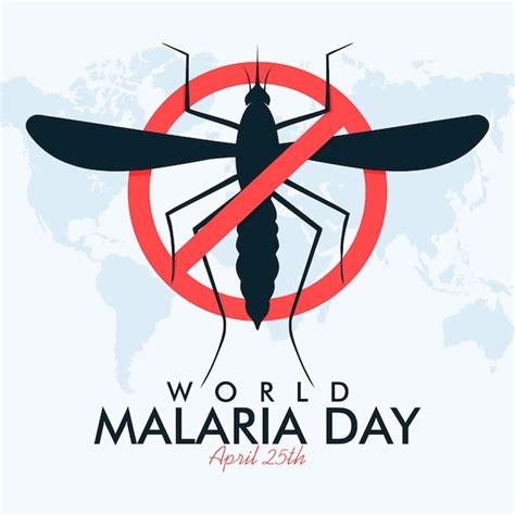 Premium Vector Vector World Malaria Day Poster Template