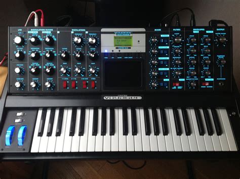 Moog Music Minimoog Voyager Electric Blue CDM Create Digital Music