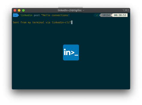 Linkedin Command Line Interface Linkedin Cli Tigillo