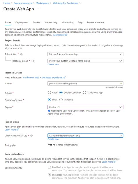 Graphcommit Neodash On Azure Web App For Containers