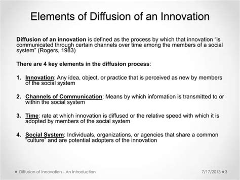 Innovation Diffusion Everett Rogers Pptx Business Business And Finance