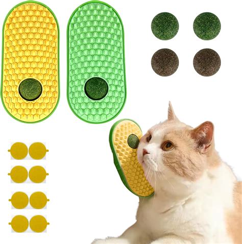 Havit 2 Pack Catnip Toys For Indoor Cats Stick On Wall
