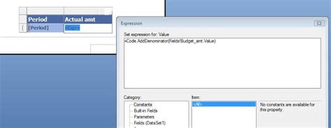 Ssrs Axe Work How To Use Fields From Different Datasets In The Same